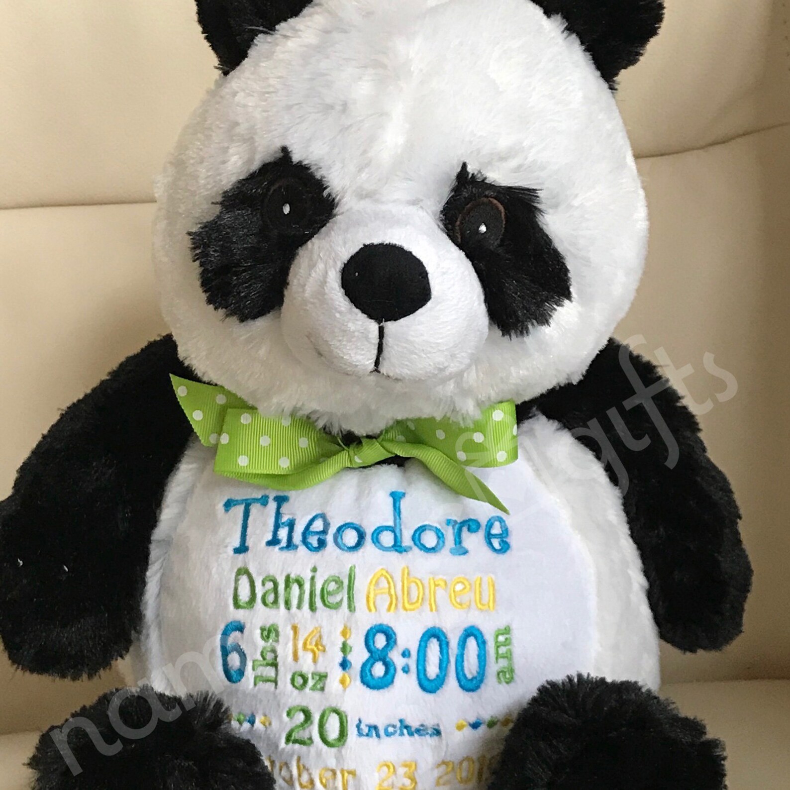Personalized Stuffed Animal Personalized Baby Gift Panda - Etsy