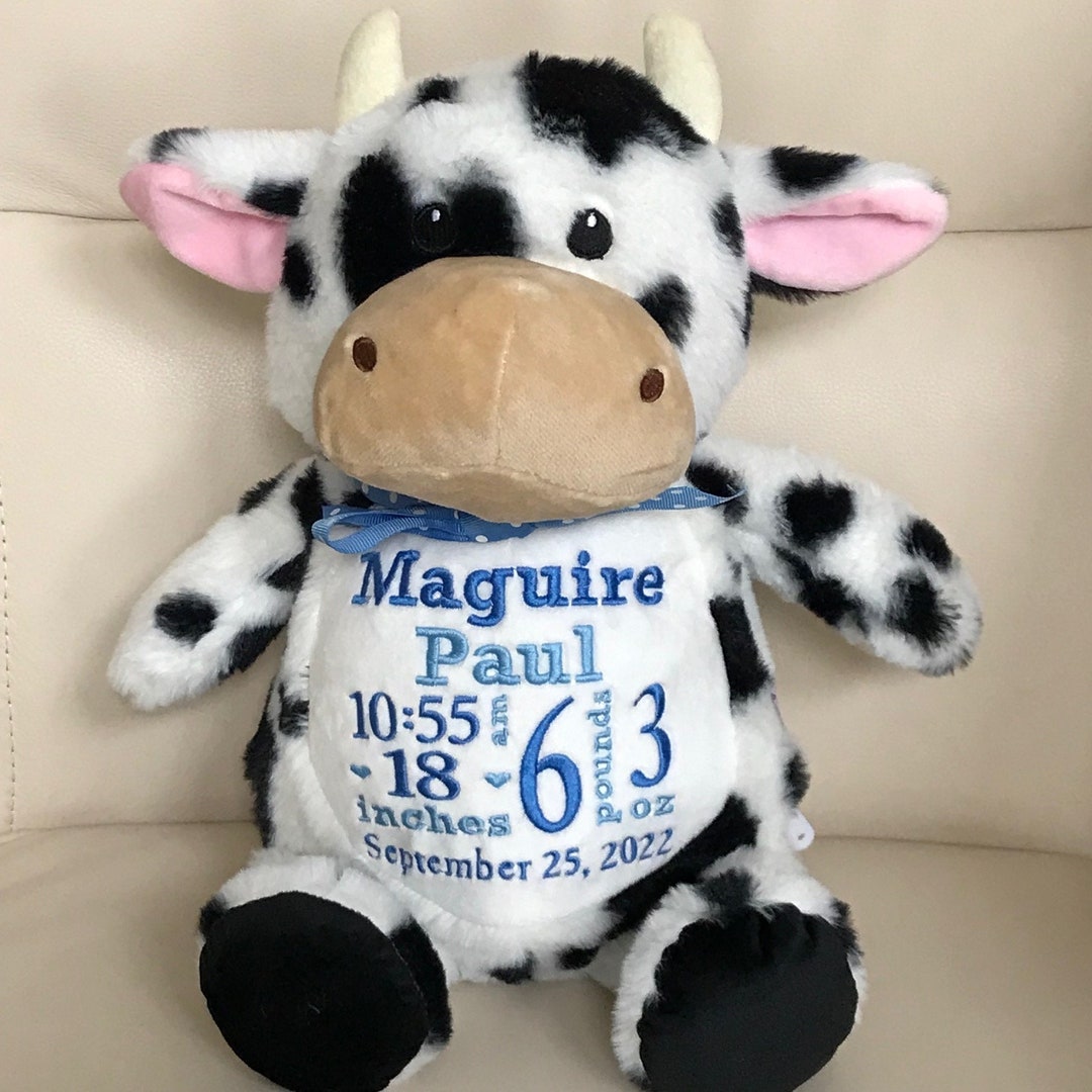Personalized Stuffed Animal, Personalized Cow, Personalized Baby Gifts ...