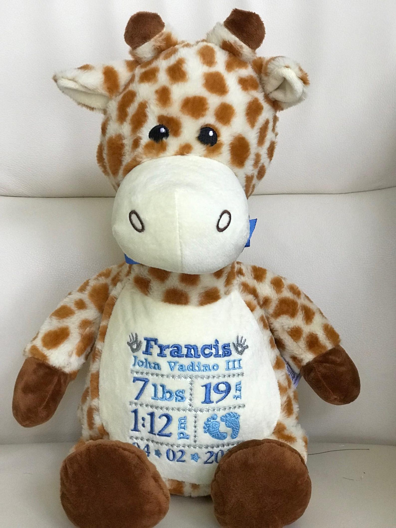 Personalized Stuffed Animal, Personalized Giraffe, Personalized Baby ...