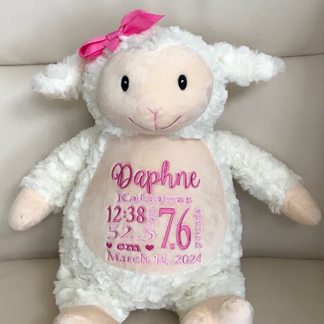 Personalized Stuffed Animal, Personalized Lamb, Personalized Baby Gifts ...