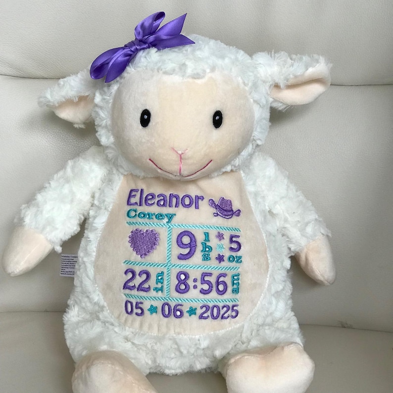 Personalized Stuffed Animal, Personalized Lamb, Personalized Baby Gifts ...