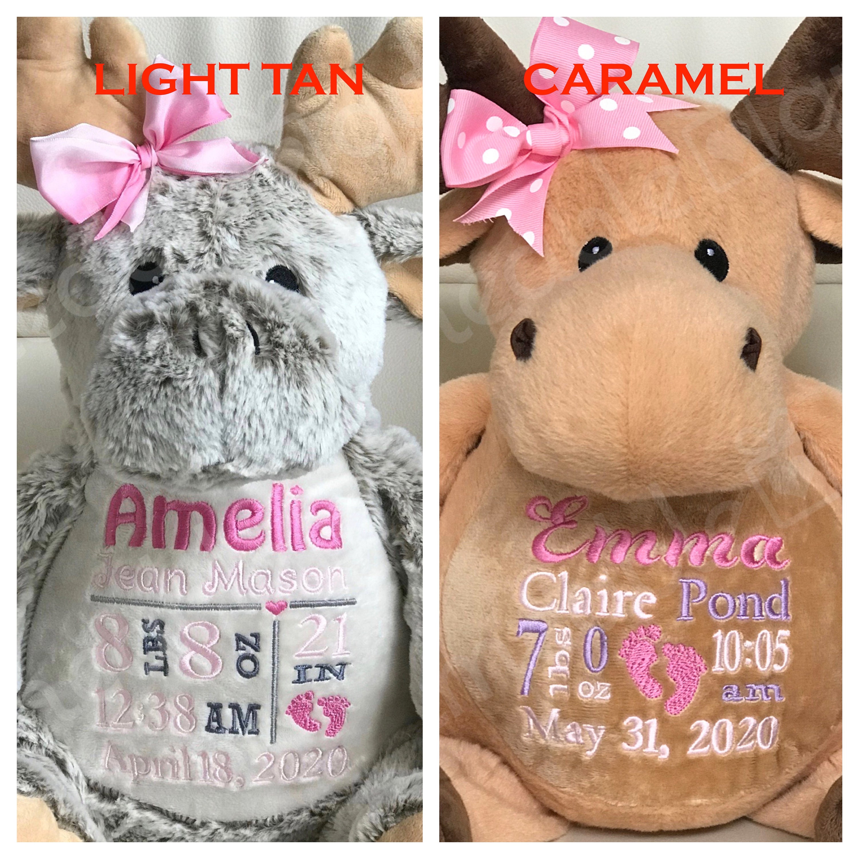 Personalized Stuffed Animal Personalized Baby Gift Birth - Etsy