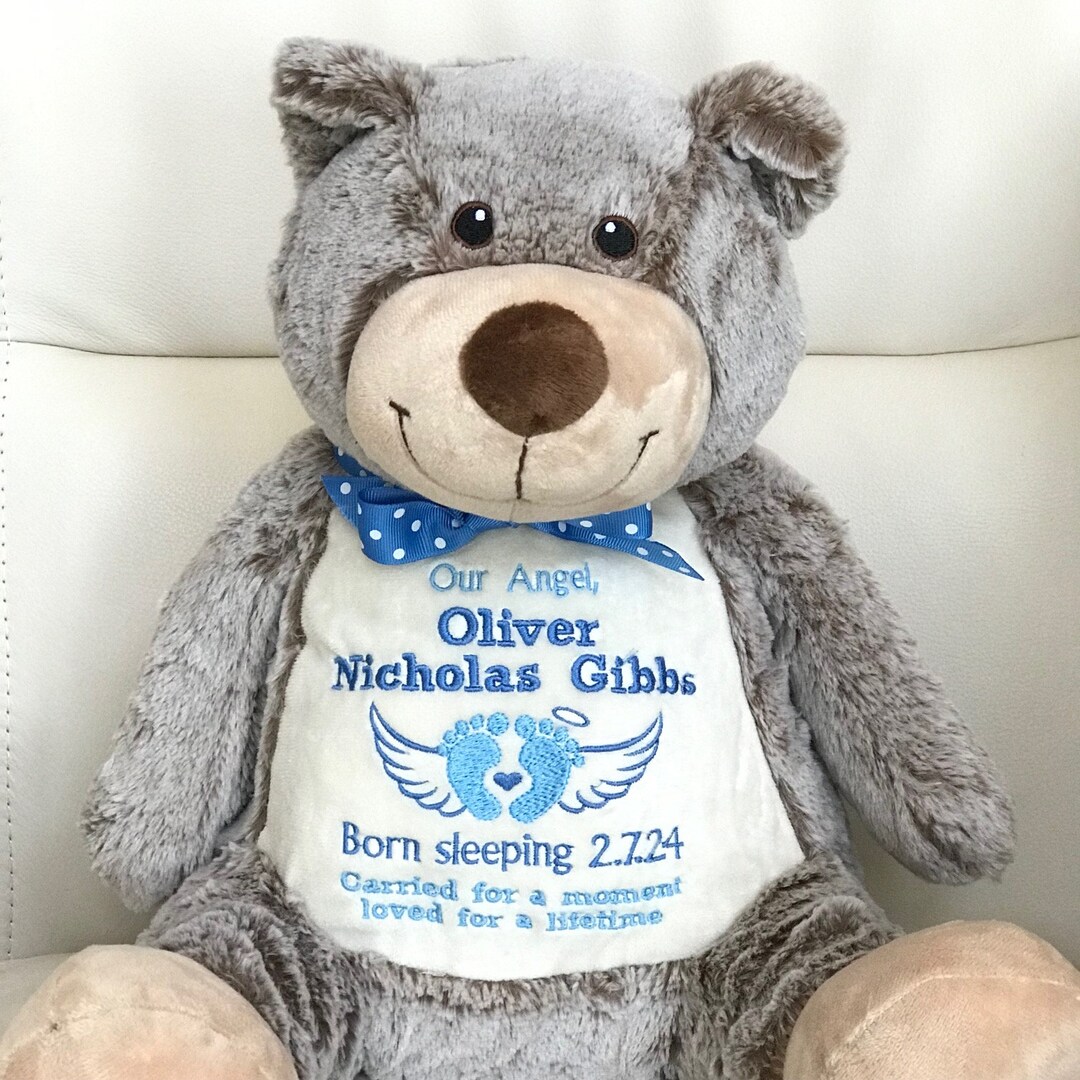 Comfort Bear, Memorial Bear, Ashes Urn, Huggable Urn, Baby Loss, Angel ...