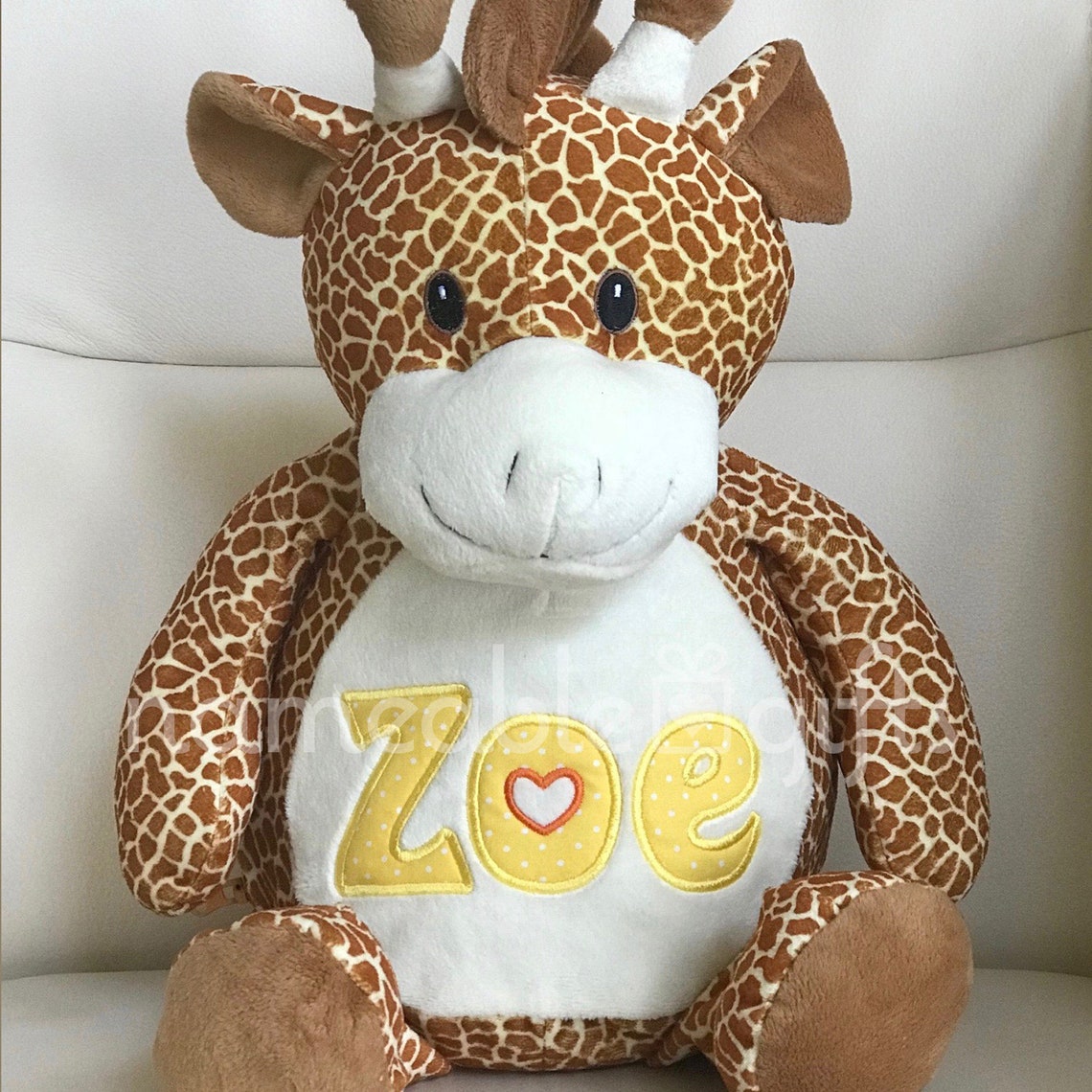 Personalized Stuffed Animal Personalized Giraffe - Etsy
