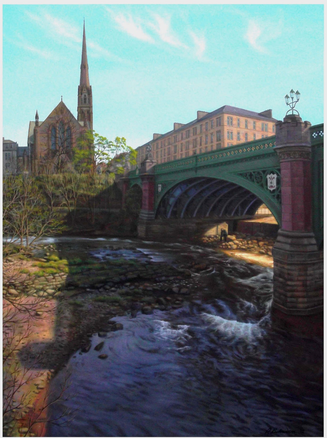 Kelvinbridge Glasgow. Art Print. - Etsy UK