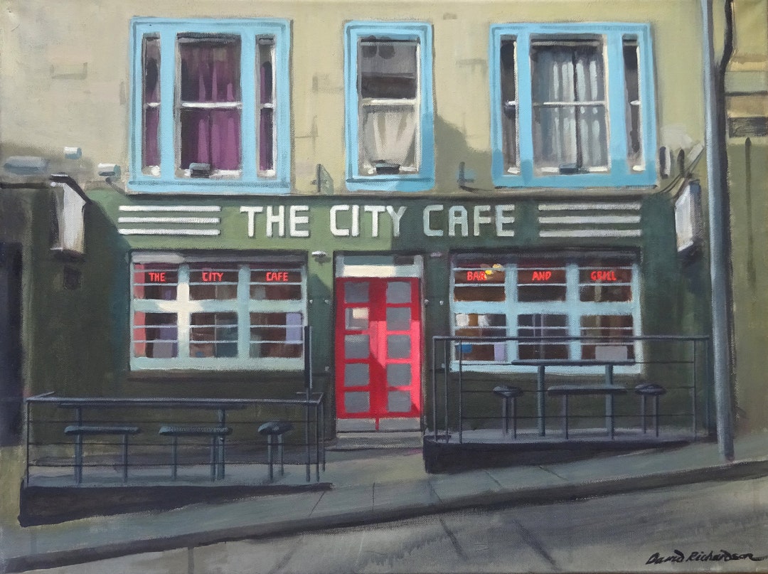 The City Cafe, Edinburgh. Art Print. - Etsy
