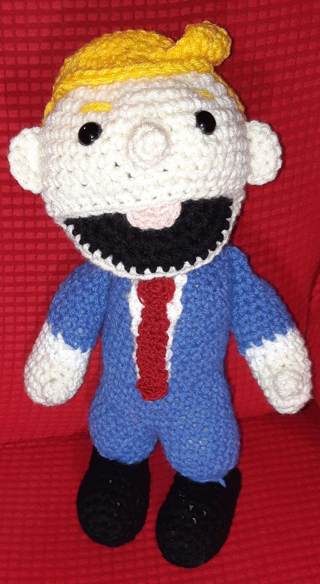 Adorable TRUMP Crocheted Doll Special Order - Etsy