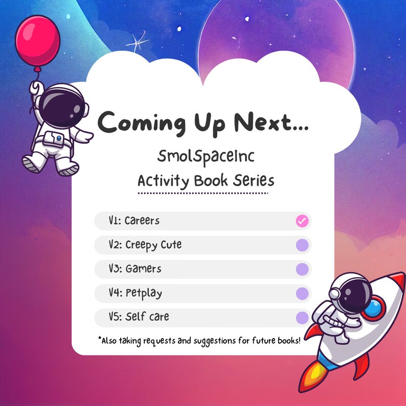Activities for Littles: Little Space Age Regression Activity Book SFW ...