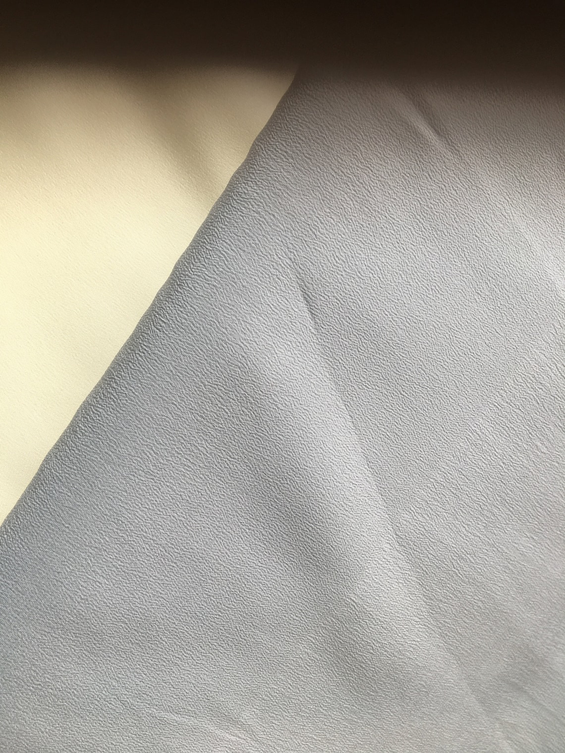Pure Light Grey Silk Fabric for Lingerie Soft Lingerie Fabric - Etsy