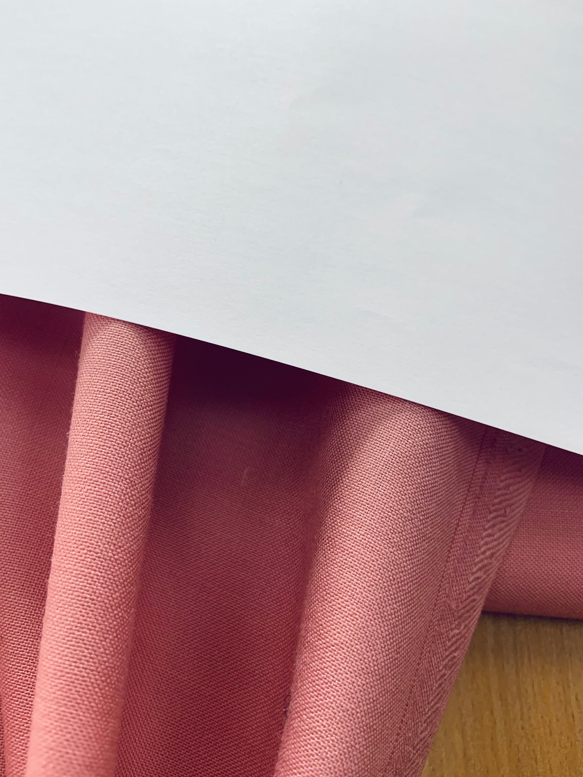 Light Pink Wool Fabric