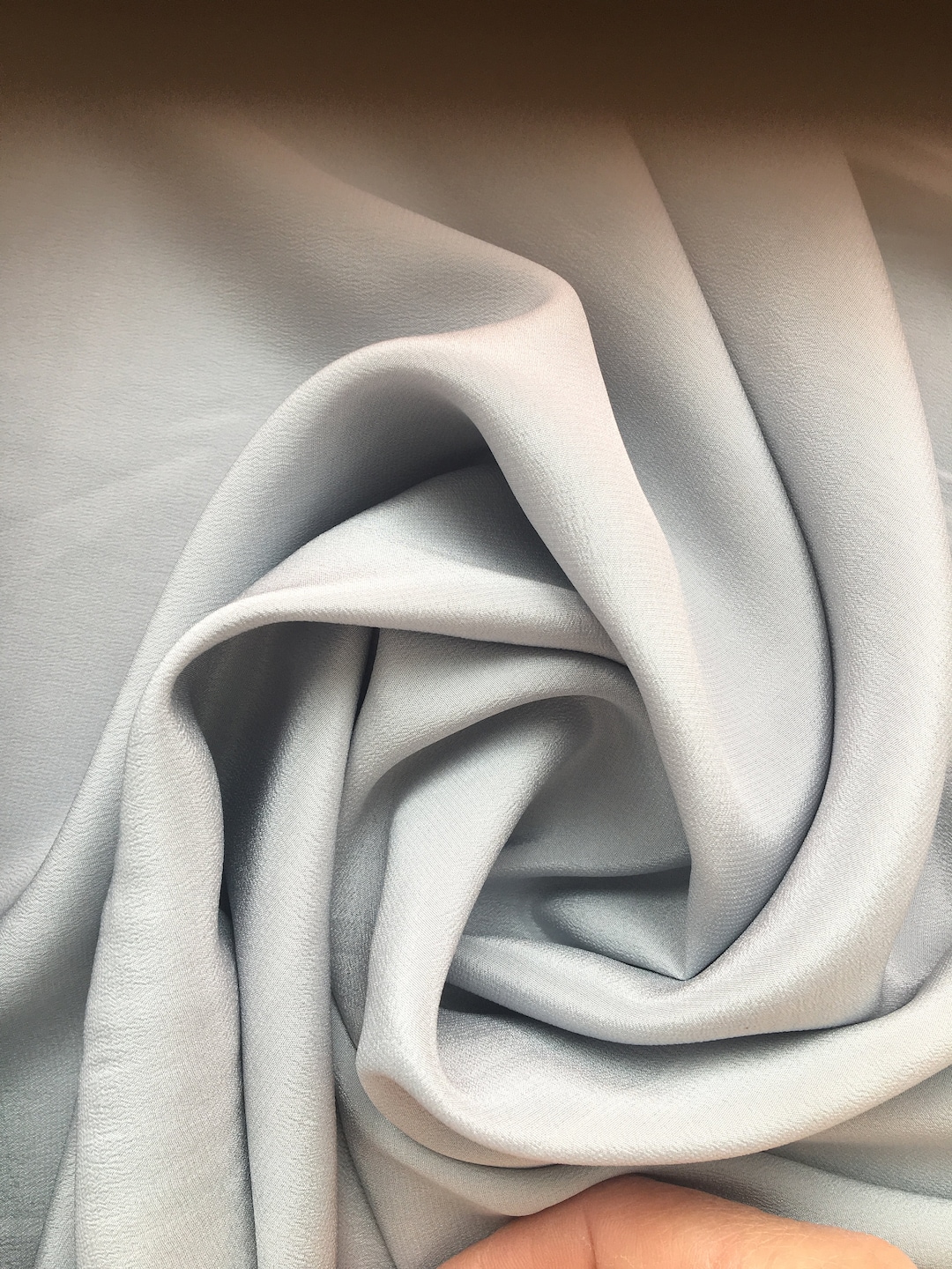 Pure Light Gray Silk Fabric for Lingerie, Soft Lingerie Fabric Plain ...