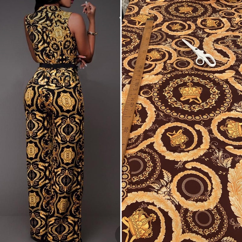 Versace Fabric - Etsy