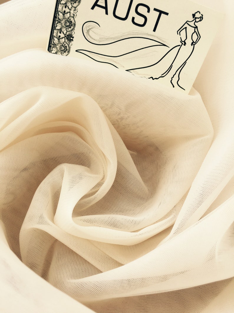 Soft Tulle 61 Light Beige-salmon Color Tulle, Tulle of High Quality ...