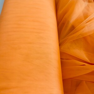 Soft Orange Tulle,26 Colour Tulle of High Quality, Tulle for Veil ...