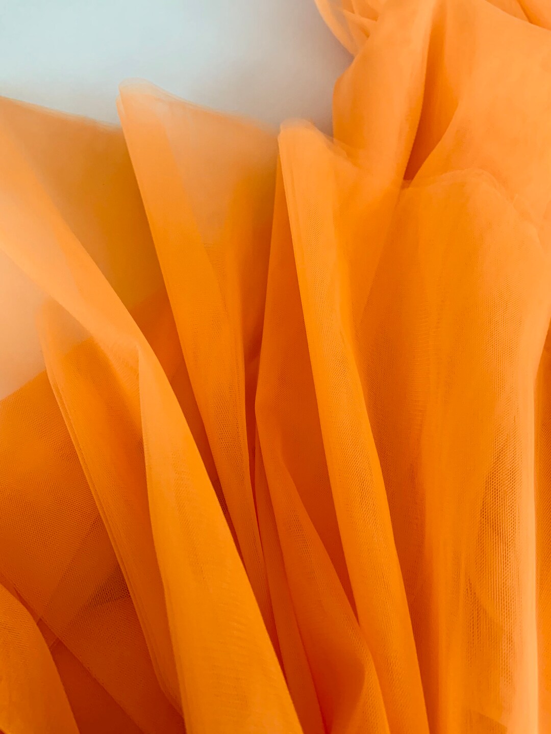 Soft Orange Tulle,26 Colour Tulle of High Quality, Tulle for Veil ...