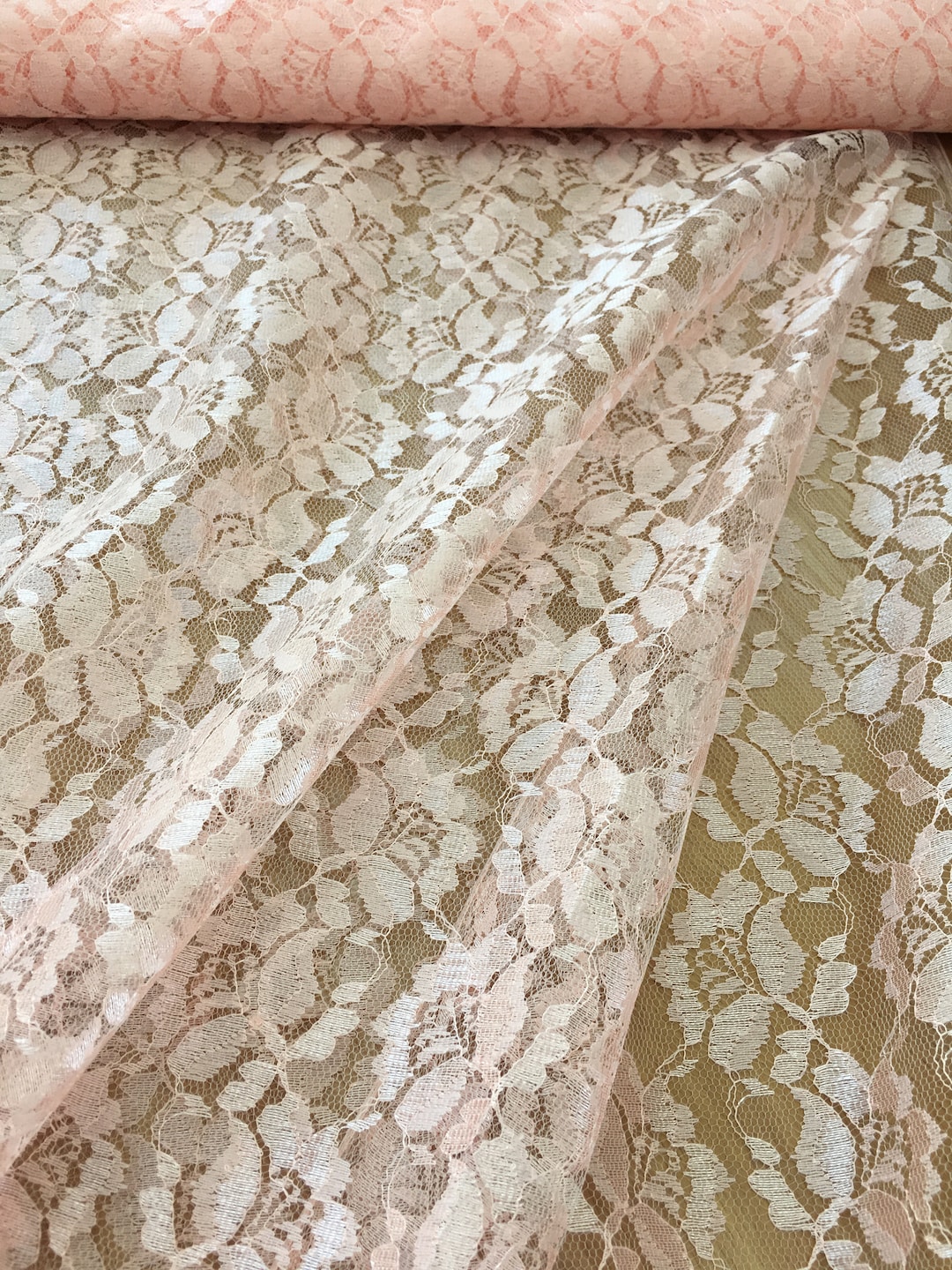 Light Green Thin Lace Fabric Flower Embroidery for Yard - Etsy