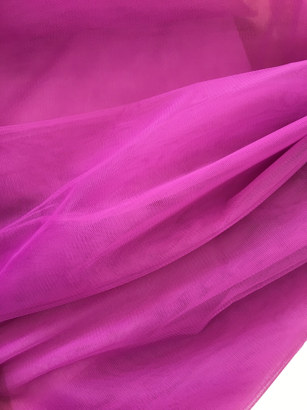 Soft Orhid Tulle 37 Fabric, Orhid Color Tulle, Dark Red-violet Tulle ...