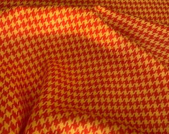 Orange Tweed Fabric - Etsy