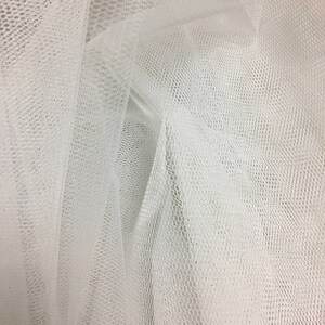 Rigid Tulle Fabric White Color , White Tulle, Wholesale Tutu Fabric ...