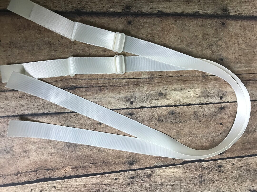 6 Pair 1/2” Ivory Satin Straps. Satin Straps. Nylon Straps. - Etsy