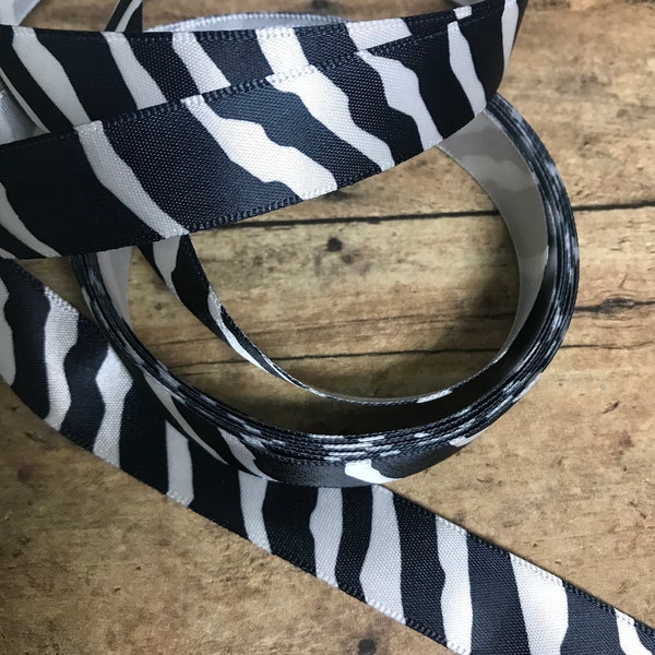 Zebra Print Ribbon - Etsy