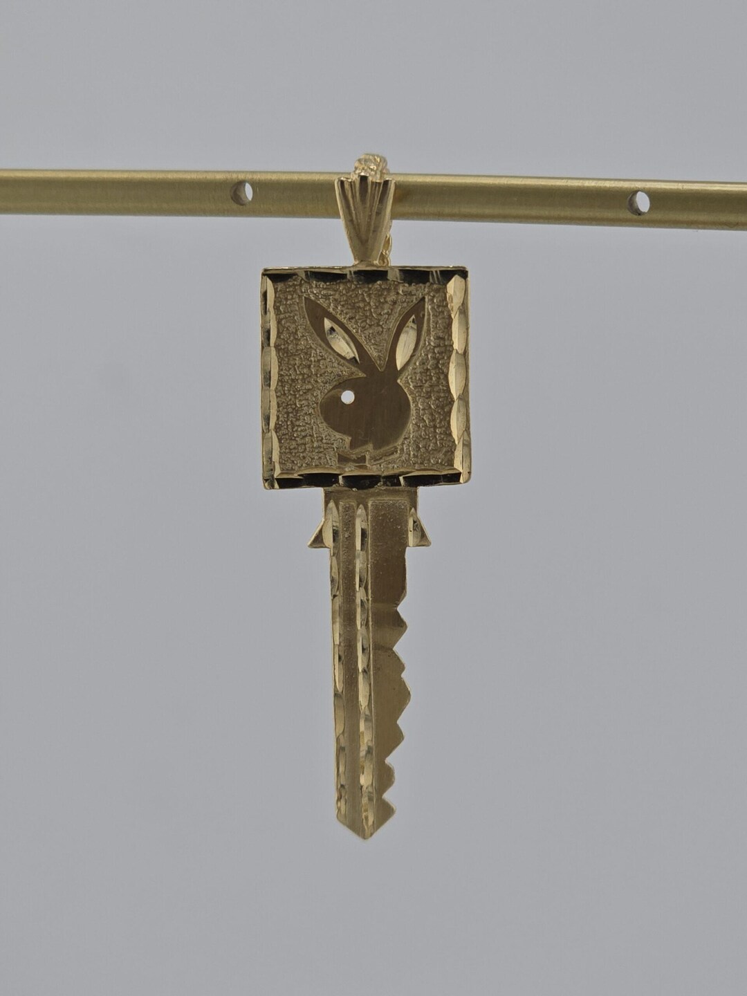 Vintage 14K Yellow Gold Playboy Bunny Key Estate Pendant - Etsy
