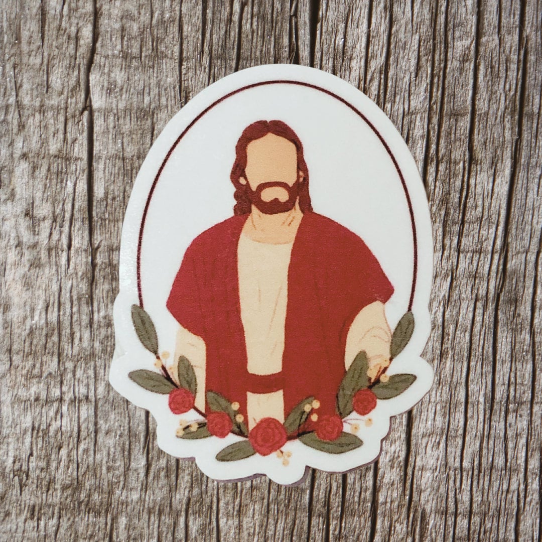 Jesus Vinyl Sticker - Etsy