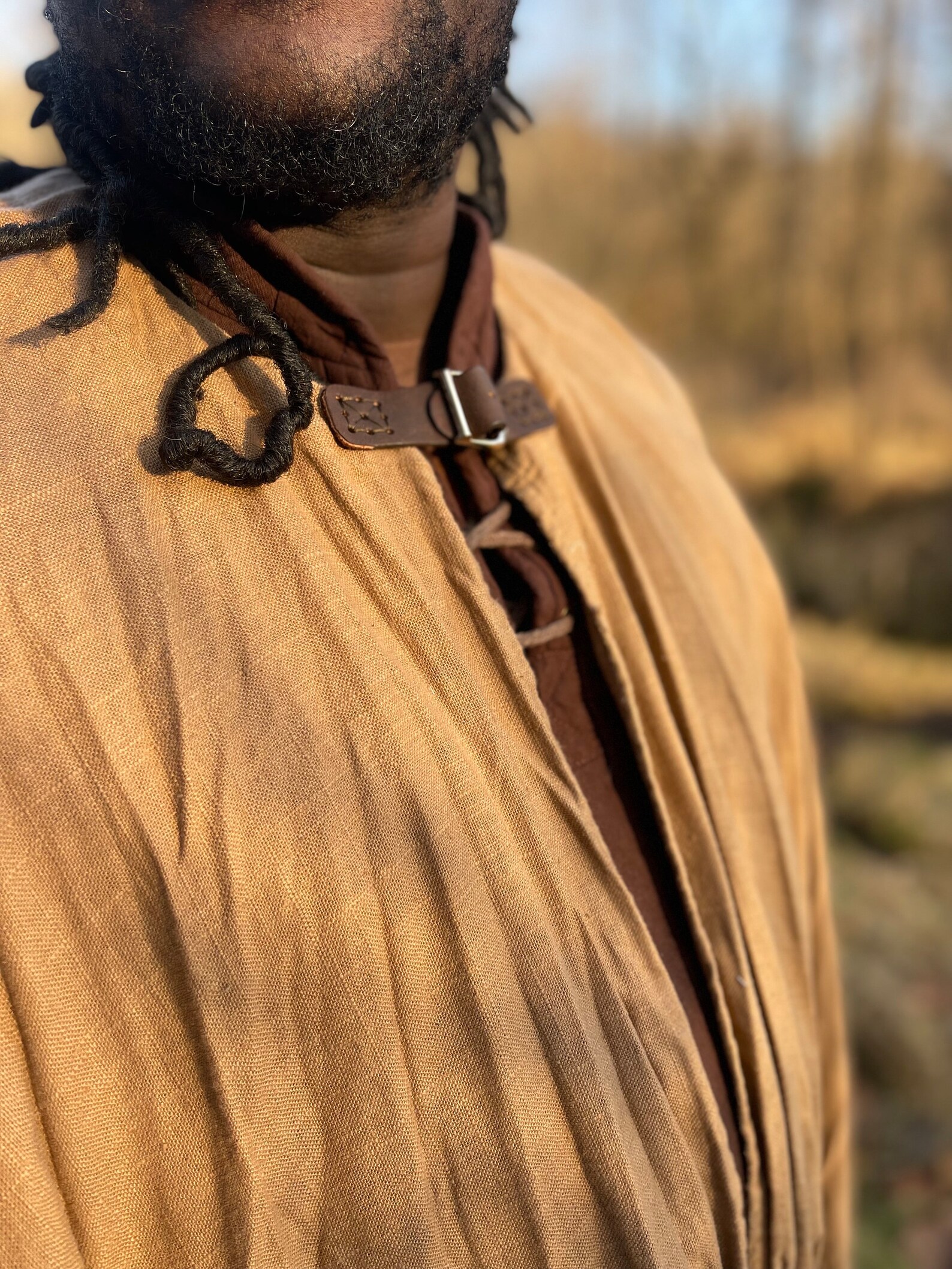 Goode Pilgrim Cape and Hood Set Medieval Renaissance Fantasy LARP ...