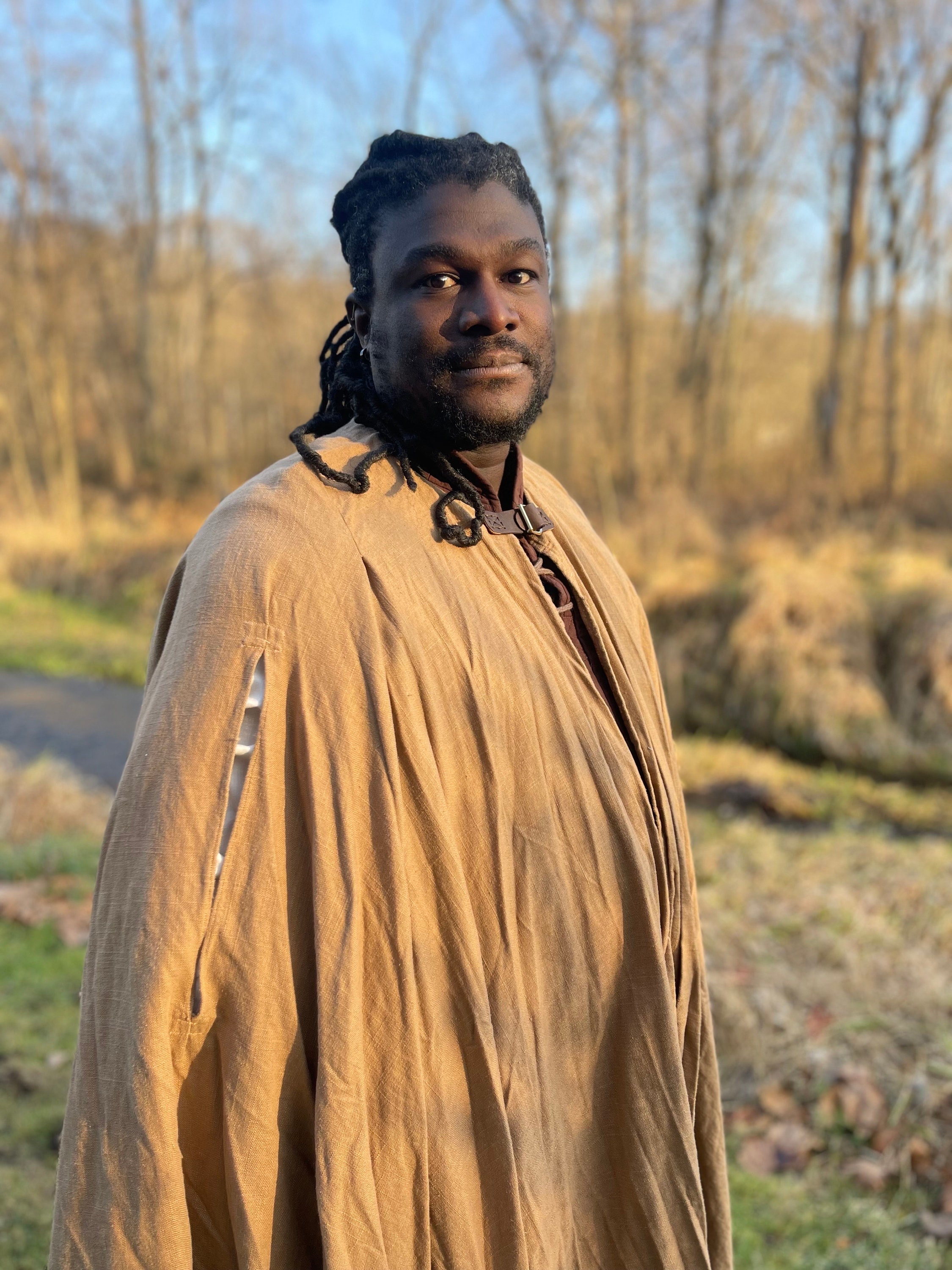 Goode Pilgrim Cape and Hood Set Medieval Renaissance Fantasy LARP ...