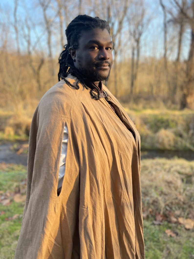 Goode Pilgrim Cape and Hood Set Medieval Renaissance Fantasy LARP ...