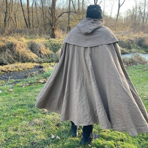 Goode Pilgrim Cape and Hood Set Medieval Renaissance Fantasy LARP ...