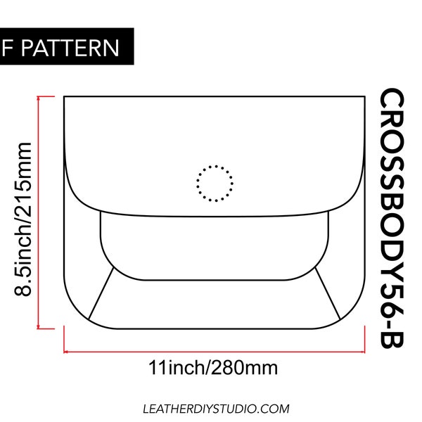 Leather Saddle Bag Template - Etsy