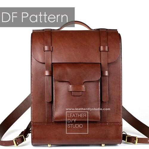 Leather Backpack Pattern Bundle With Video Tutorial /laptop - Etsy
