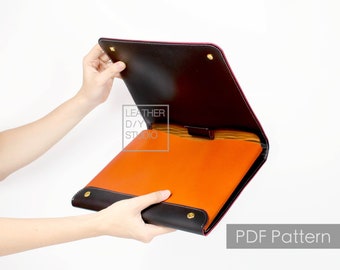 Leather Portfolio Pattern | Etsy