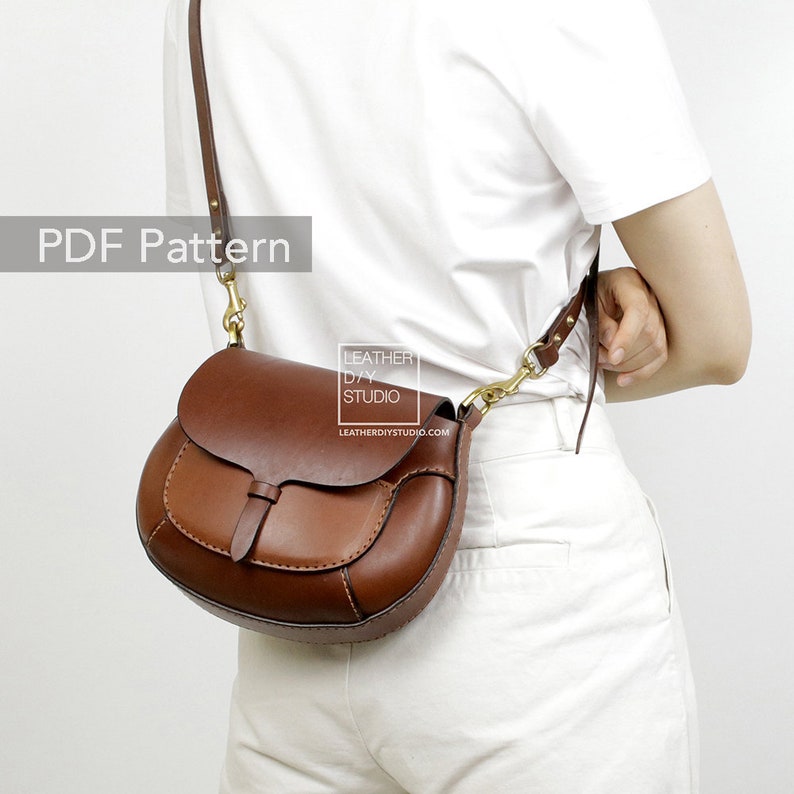 Leather Saddle Bag Pattern/diy Gift/leather Bag Pattern/saddle - Etsy