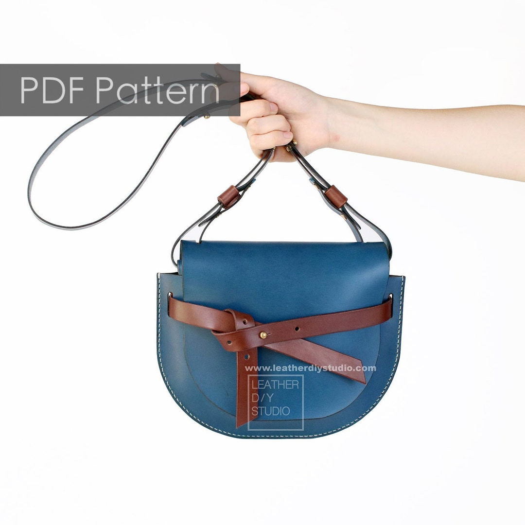 Leather Saddle Bag Build Along Pattern/video Tutorial/instruction ...