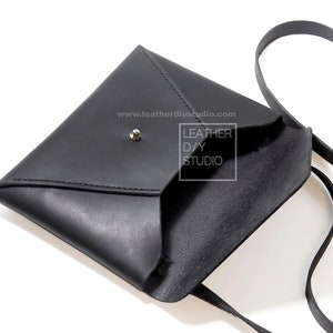 Leather Envelope Crossbody Bag PDF Pattern/leather Purse Pattern ...