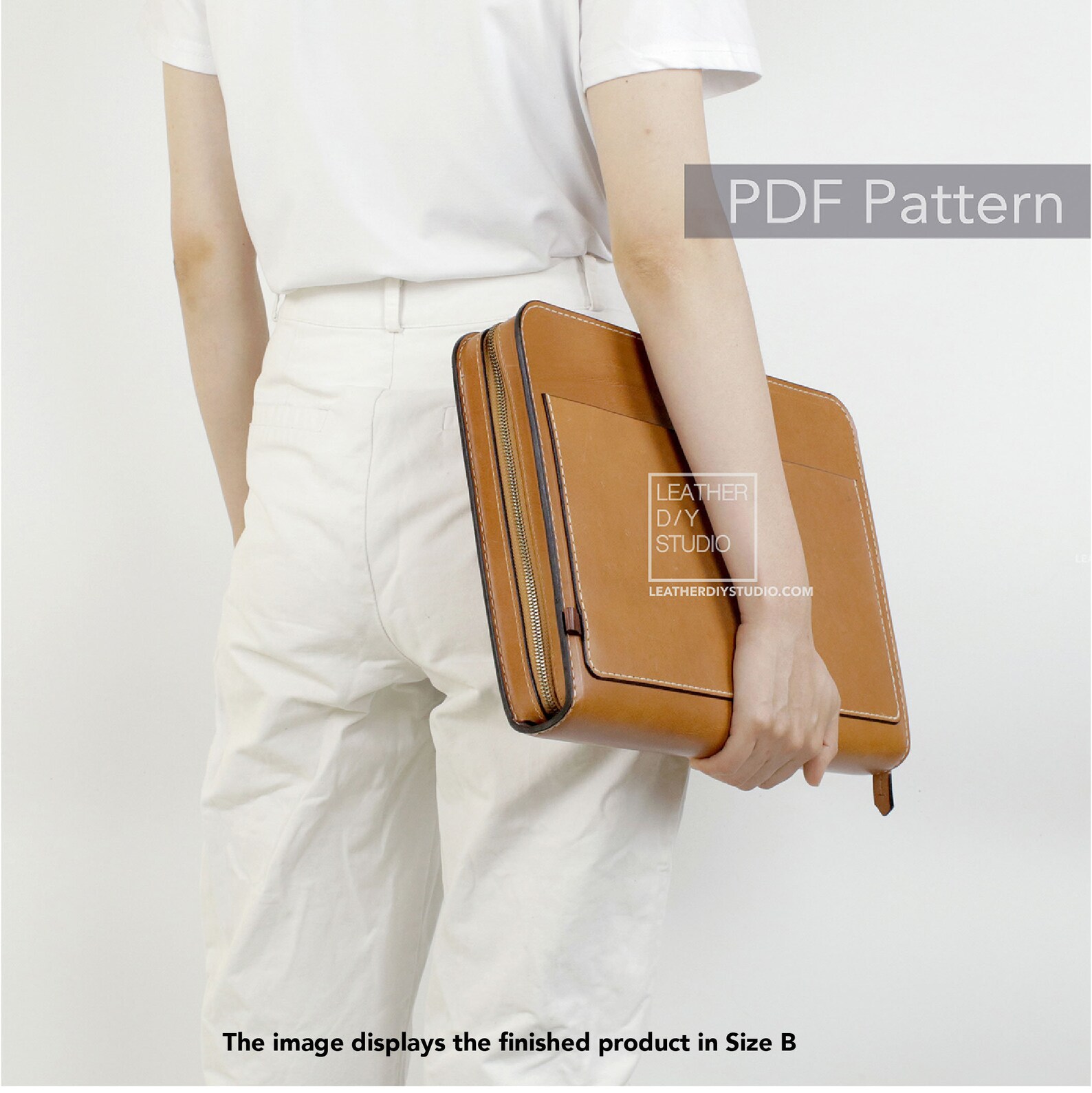 4 Sizes Leather Portfolio Bundle Build Along PDF Pattern With - Etsy