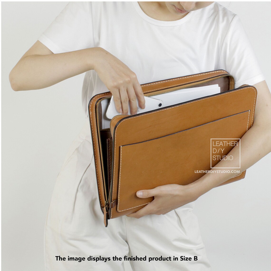 4 Sizes Leather Portfolio Bundle Build Along PDF Pattern With - Etsy