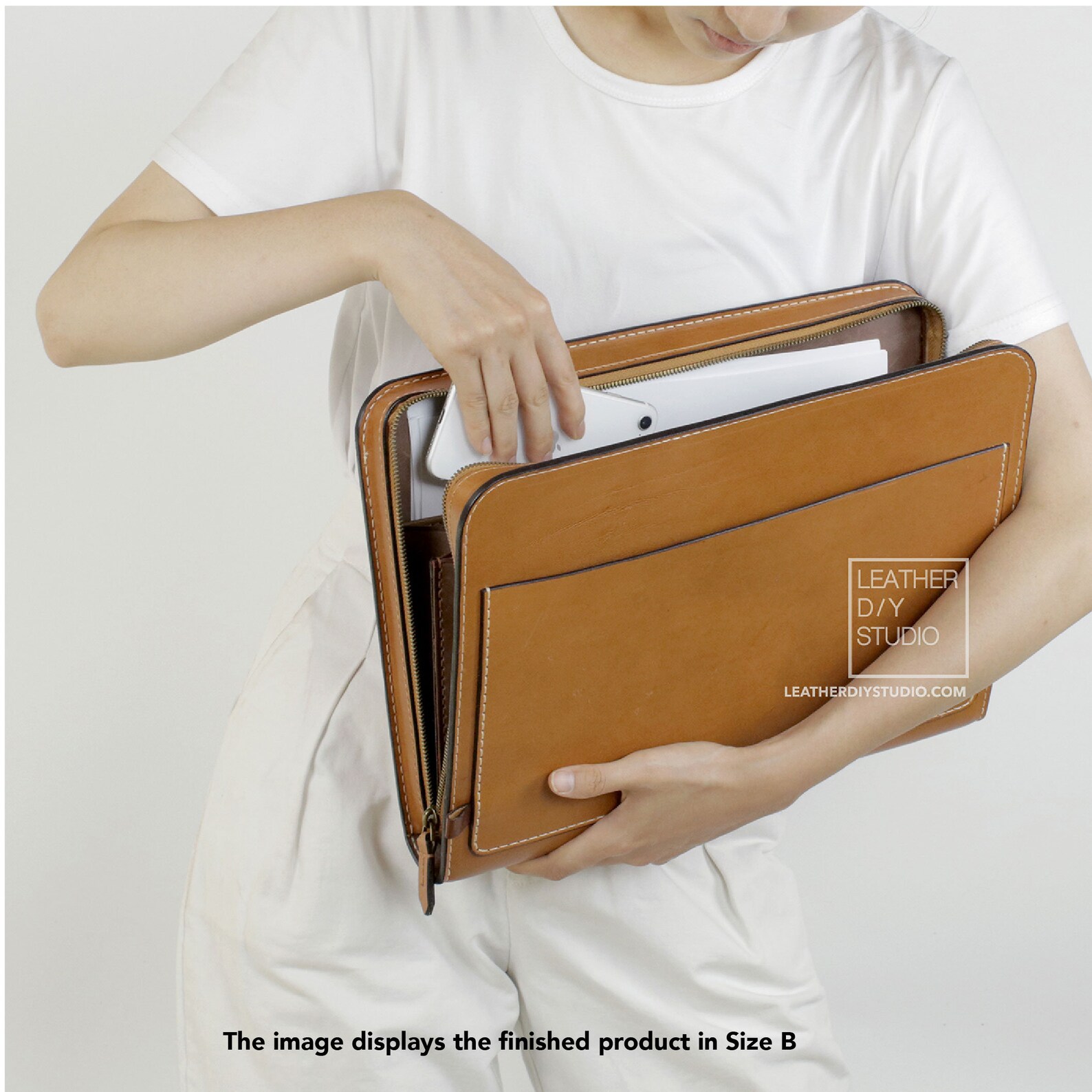 4 Sizes Leather Portfolio Bundle Build Along PDF Pattern With - Etsy