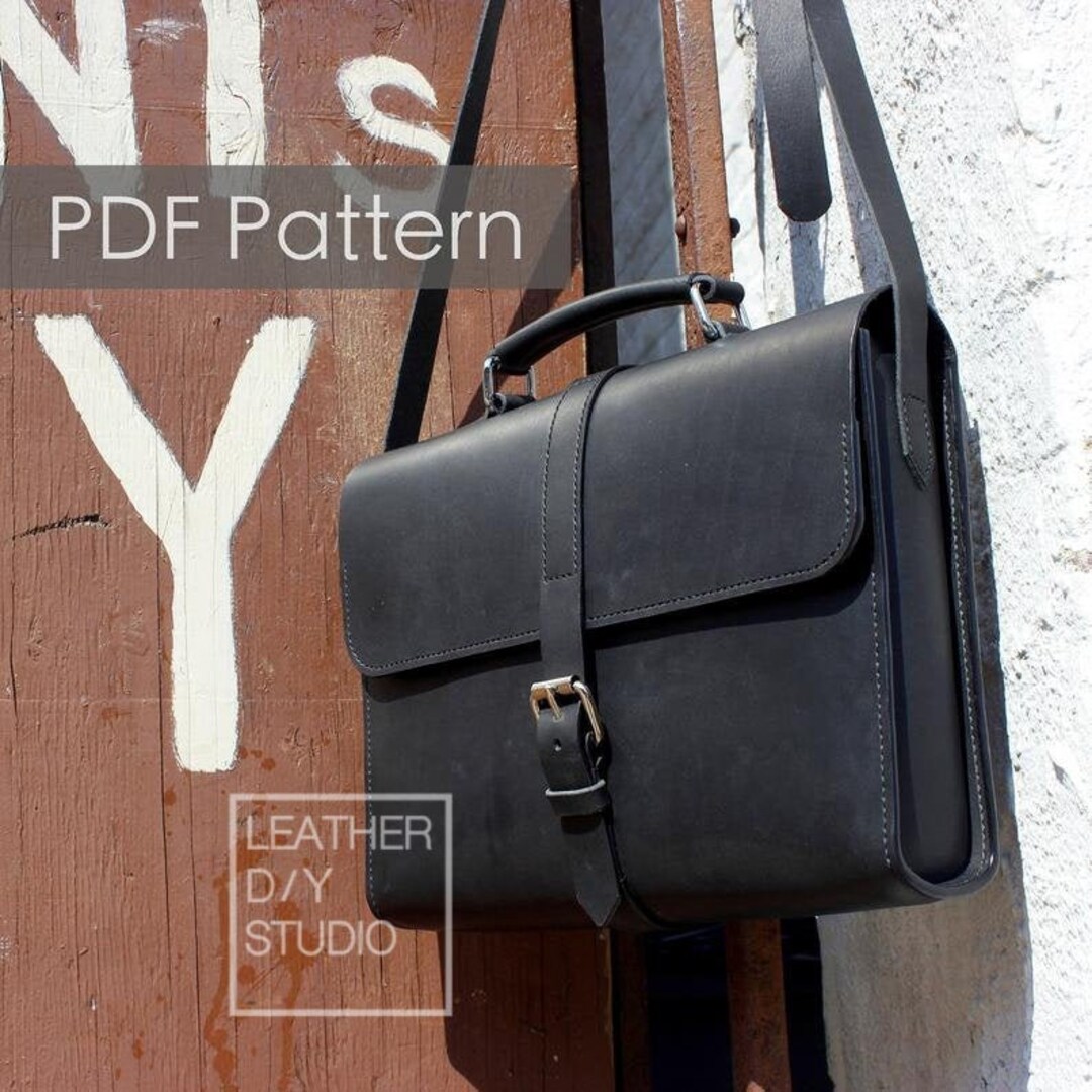 Leather Bag Pattern/build Along Pattern/leather Pattern Tutorial/how to ...
