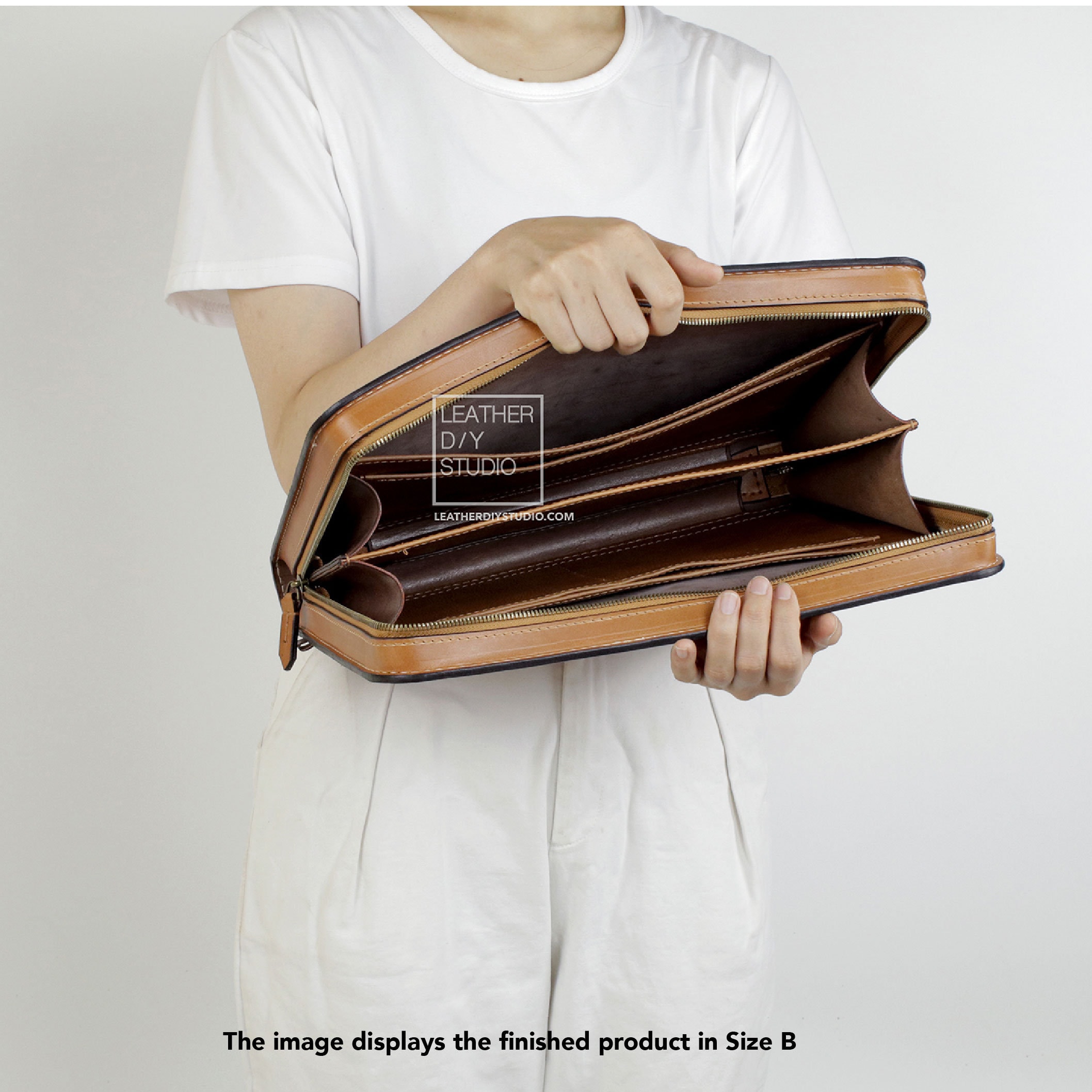 4 Sizes Leather Portfolio Bundle Build Along PDF Pattern With - Etsy