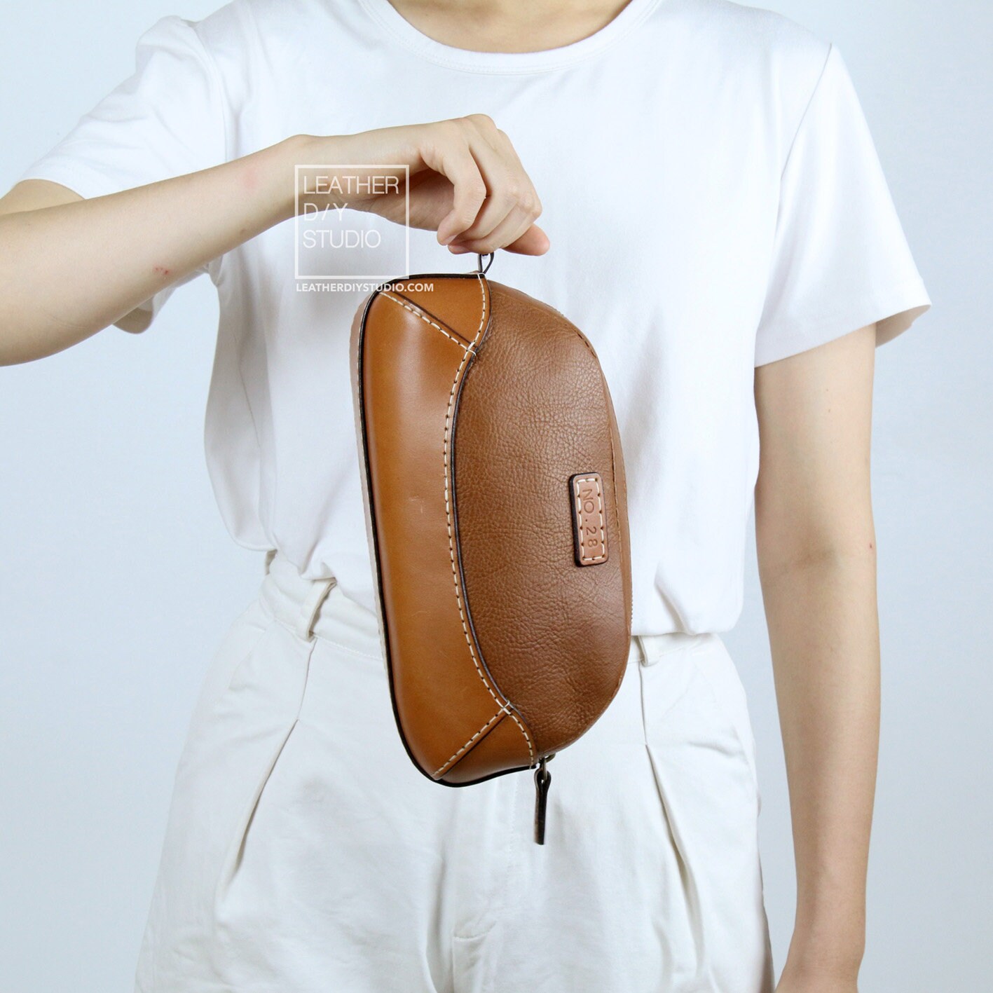 Build Along Dopp Kit Leather Pattern Pdf/toiletry Bag Pattern Pdf/video ...