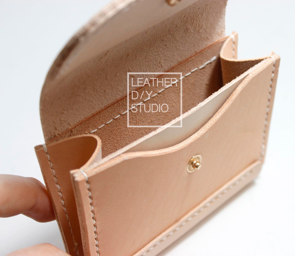 Leather Card Holder Pattern With Instruction/build Along Patterns ...