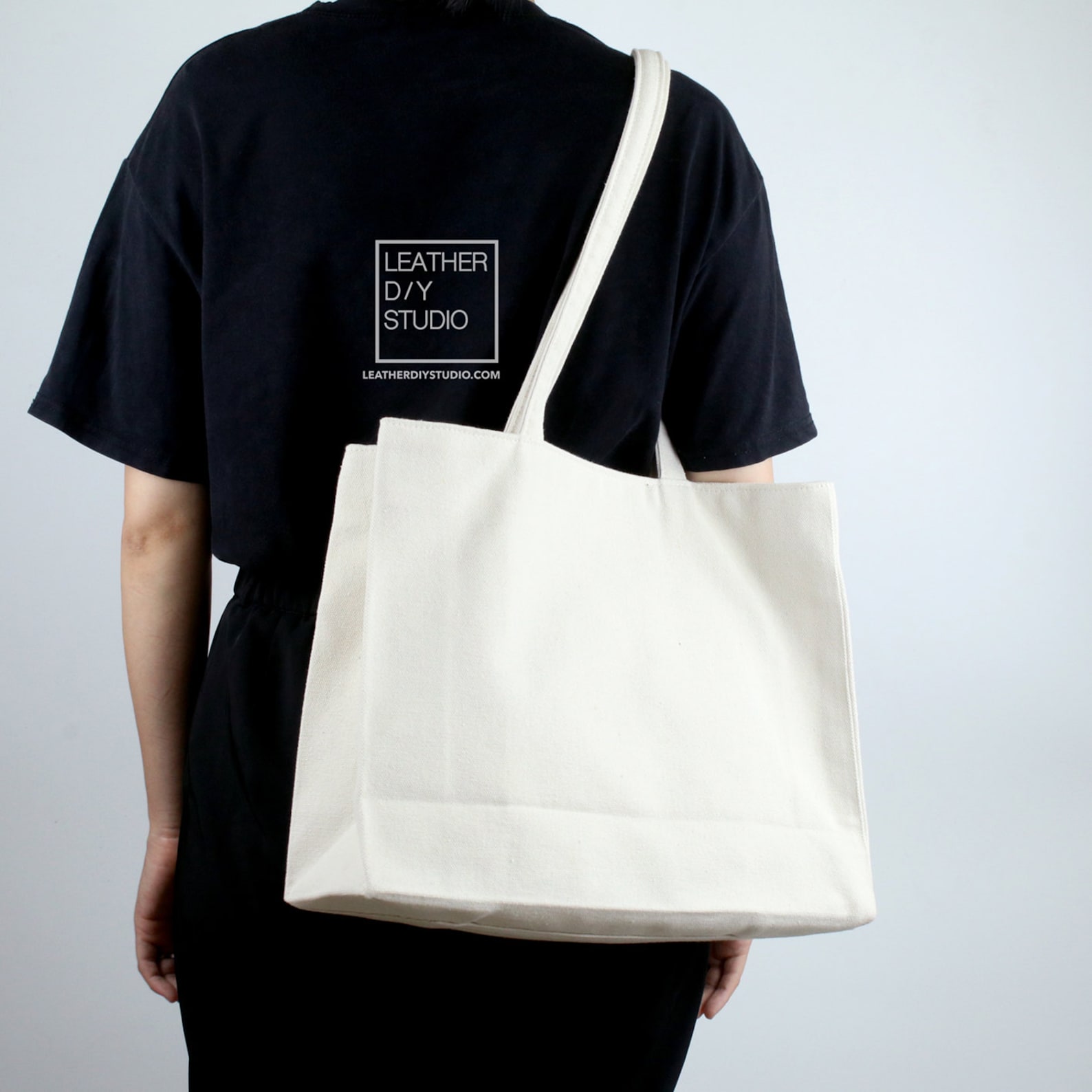 Canvas Tote Bag PDF Sewing Pattern With Included/canvas - Etsy