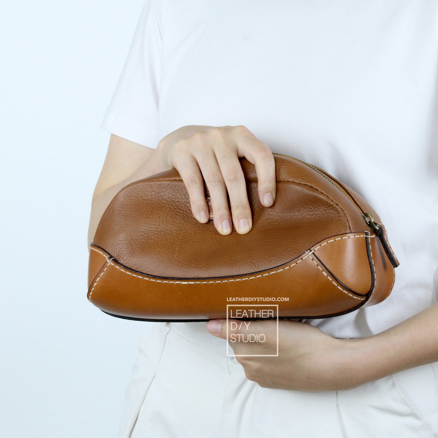 Build Along Dopp Kit Leather Pattern Pdf/toiletry Bag Pattern - Etsy