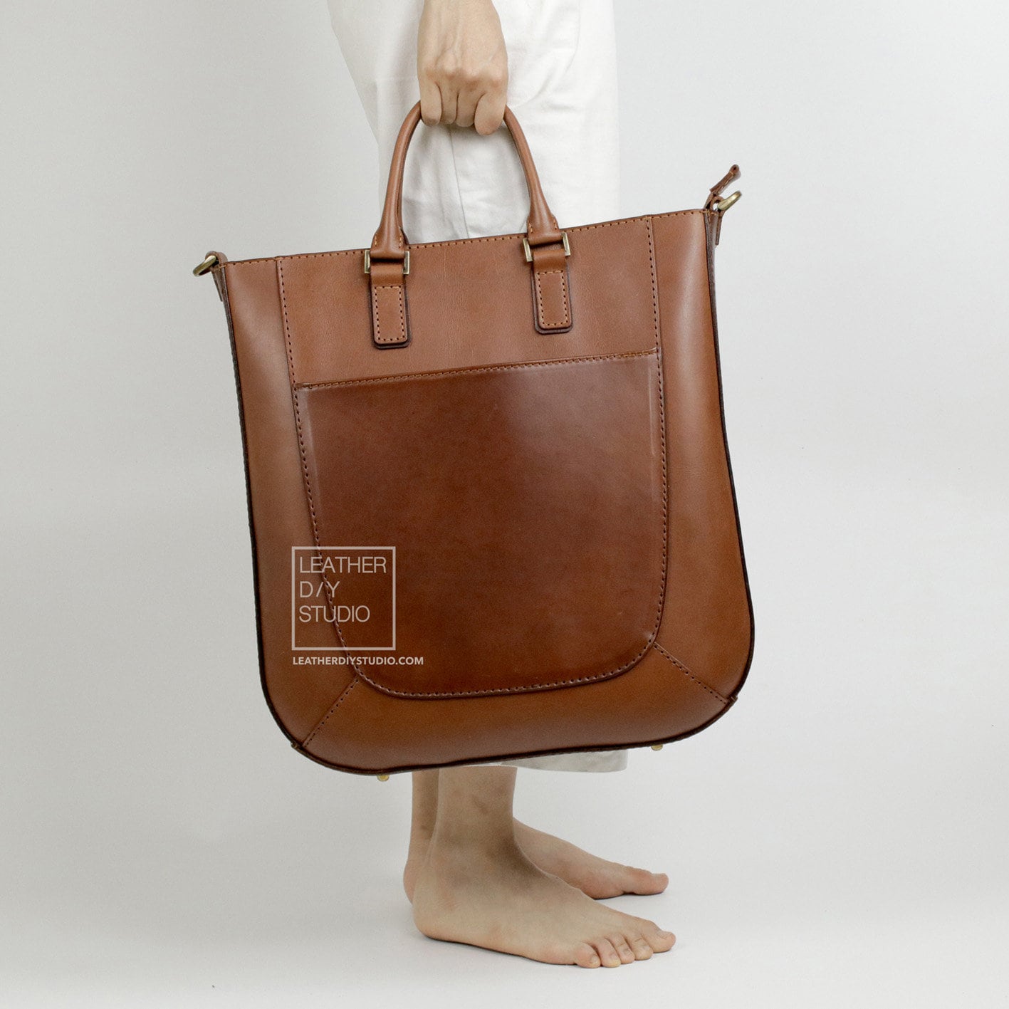 Leather Tote Bag Pdf Pattern Video Instruction Included/how to Pattern ...