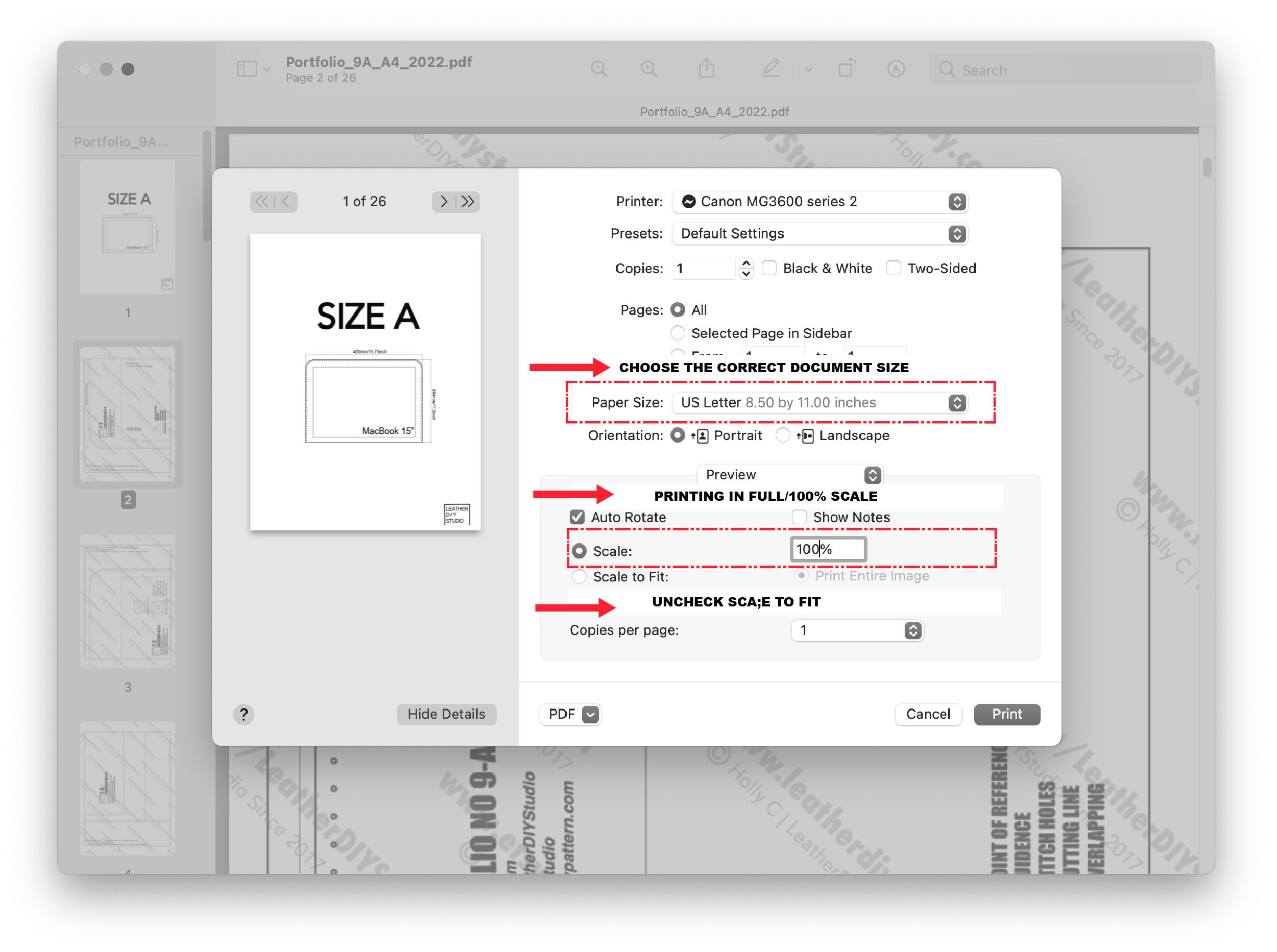 Leather Backpack Pattern With Video Tutorial Size Small/laptop - Etsy