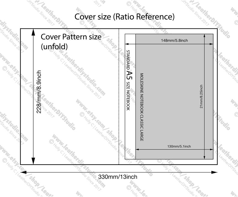 Moleskine Notebooks Cover Pattern With Video Instruction Included/build ...