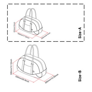 Duffle Bag 17inch Pattern Video Tutorial Included/weekender Bag Pattern ...